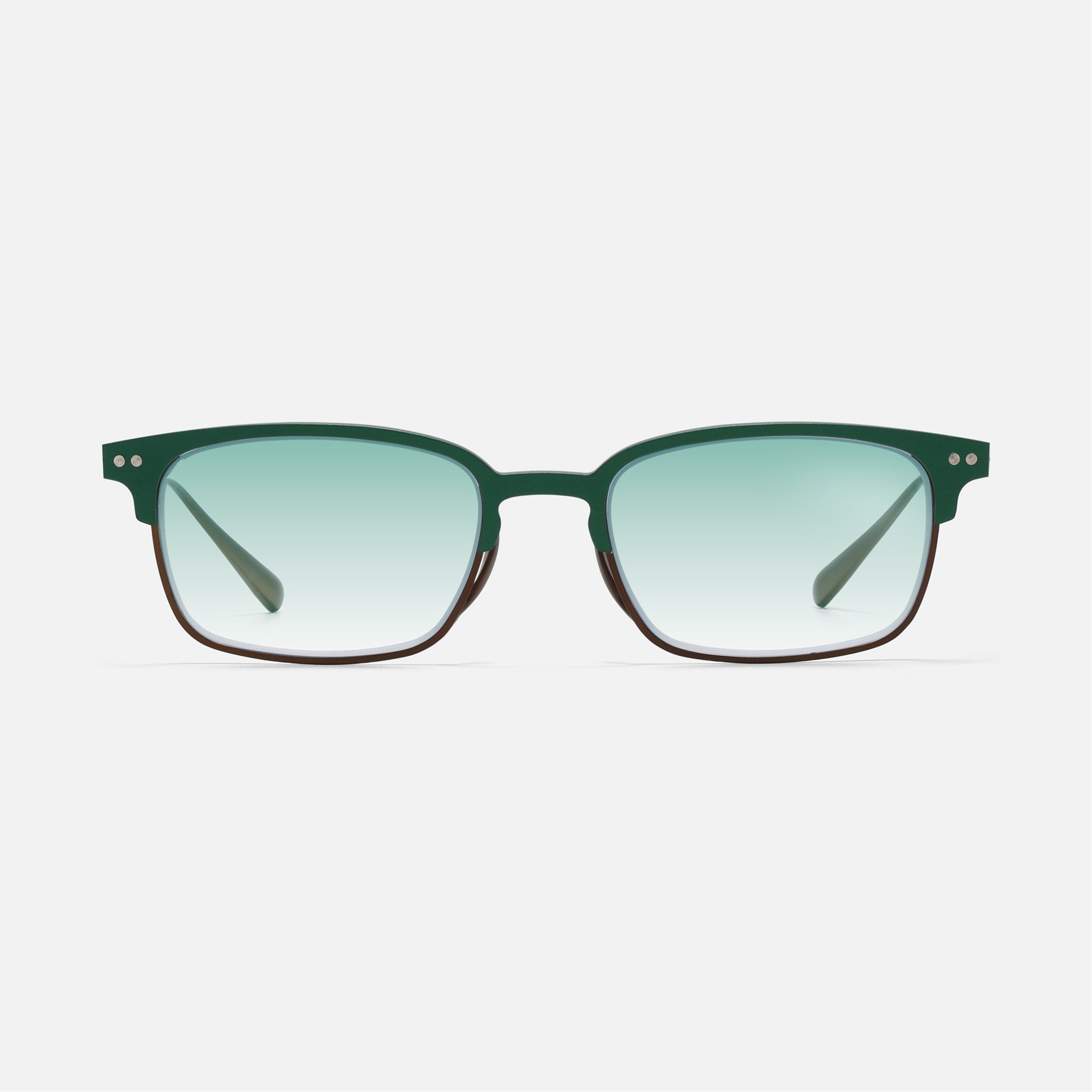 Norix Titanium Sunglasses – Dual-Tone Rectangular Frame