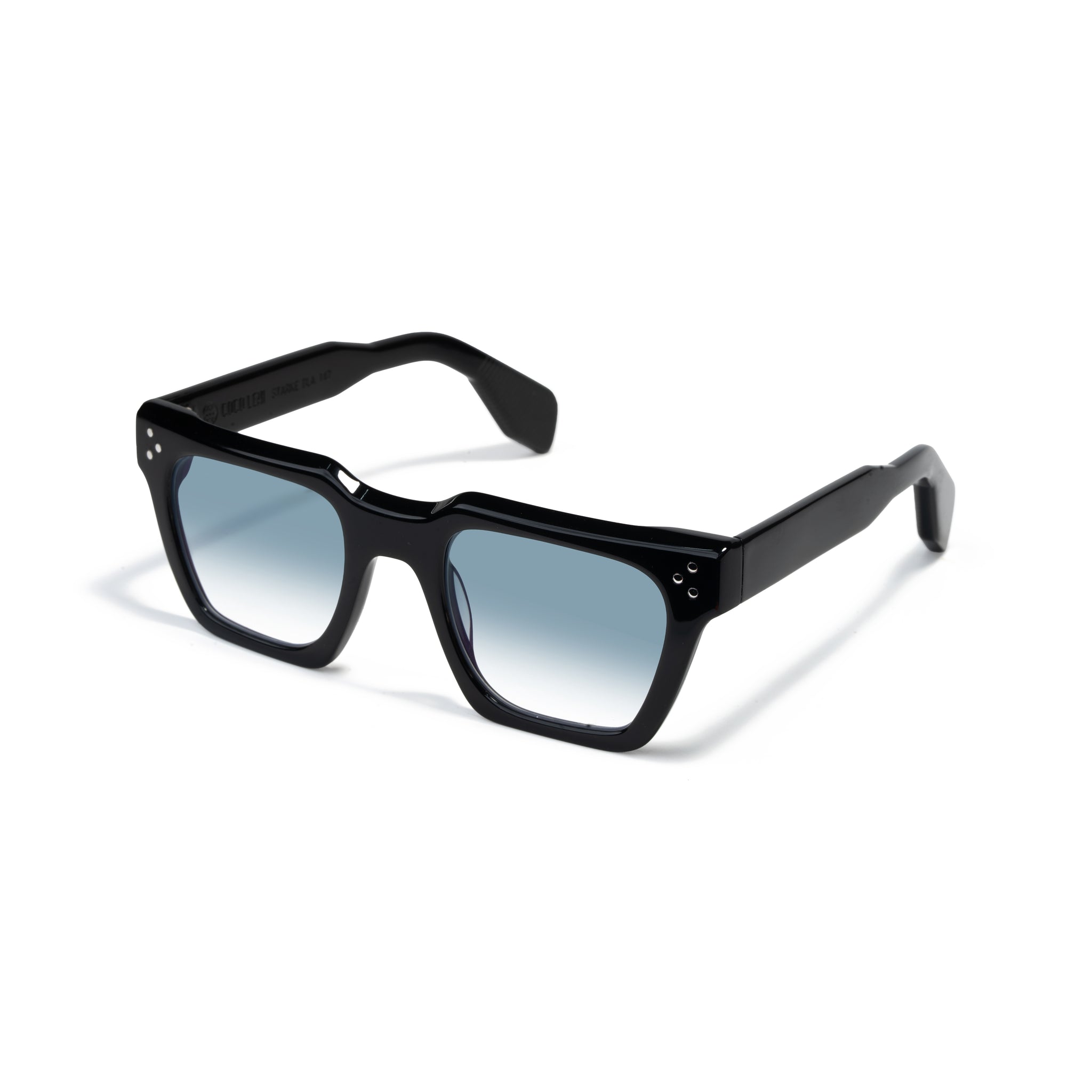 Starke Black Bio-Acetate Sunglasses - Bold, Architectural Design | COCO ...